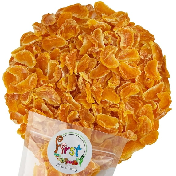 FirstChoiceCandy Dried Mandarin Orange Slices, Sweetened Soft Chewy ...