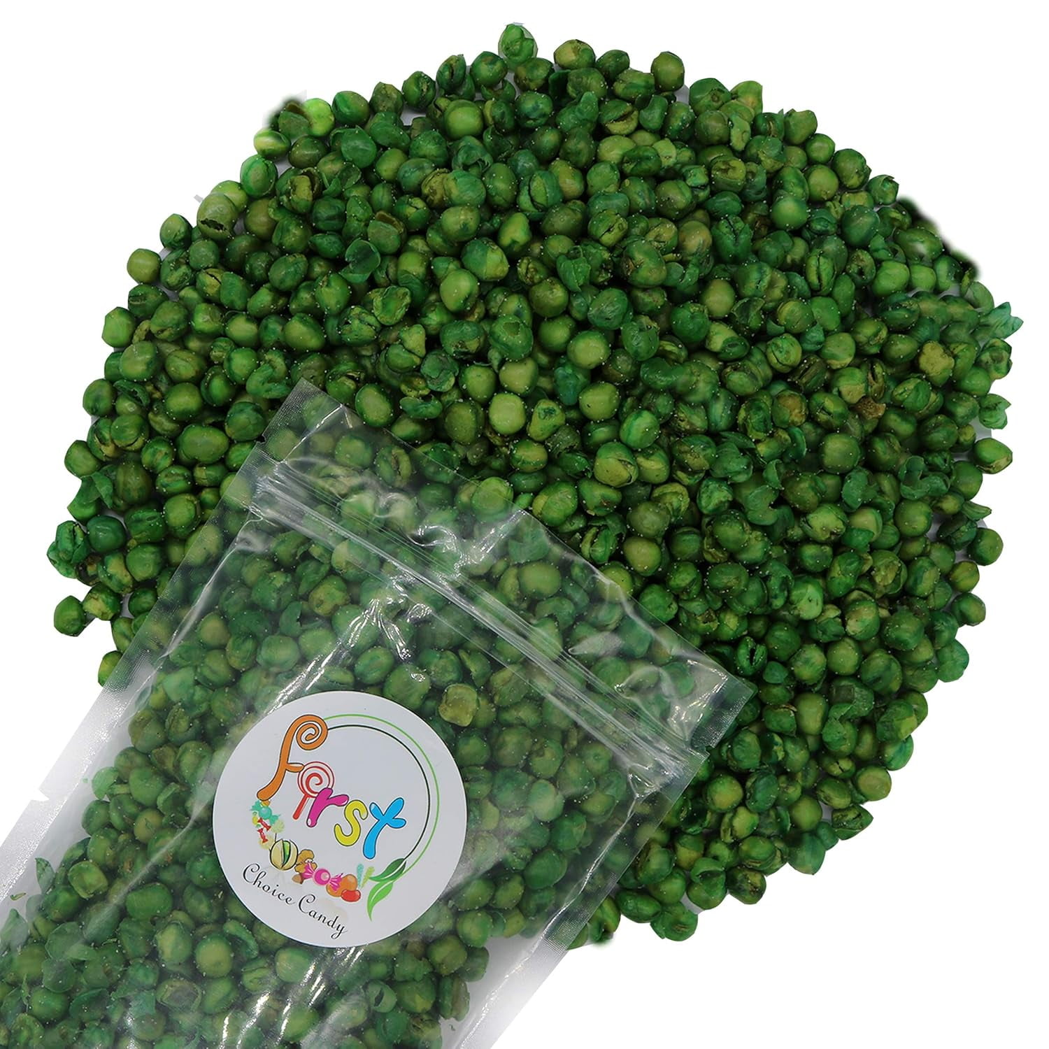 FirstChoiceCandy Fried Green Peas Crispy, Savory Snacks - 2 Pound ...