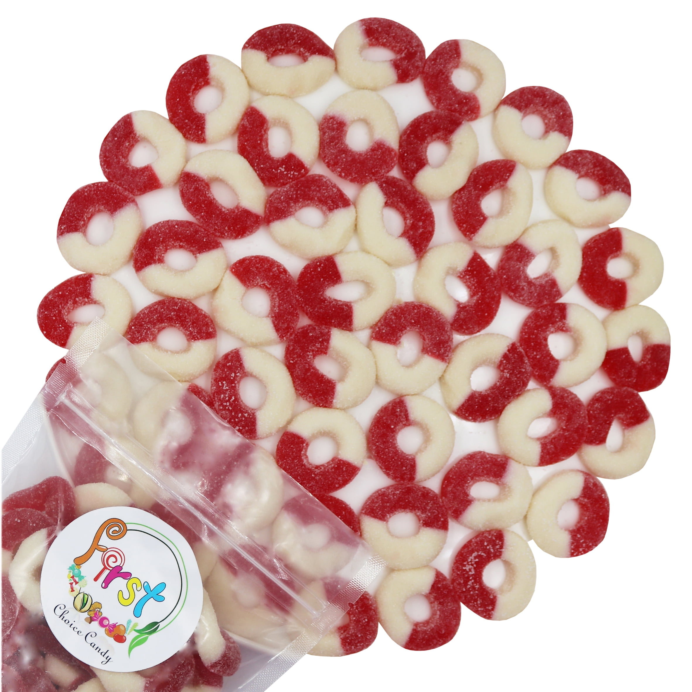FirstChoiceCandy Gummi Rings (Cherry, 2 LB) - Walmart.com