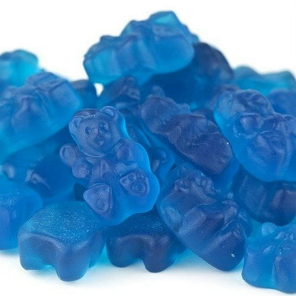 FirstChoiceCandy Gummy Bears (Blue Raspberry, 1 LB) - Walmart.com
