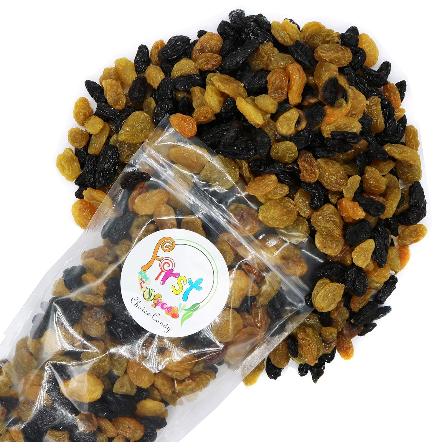 FirstChoiceCandy Jumbo Seedless Raisins Great Snacks (Mix Golden ...