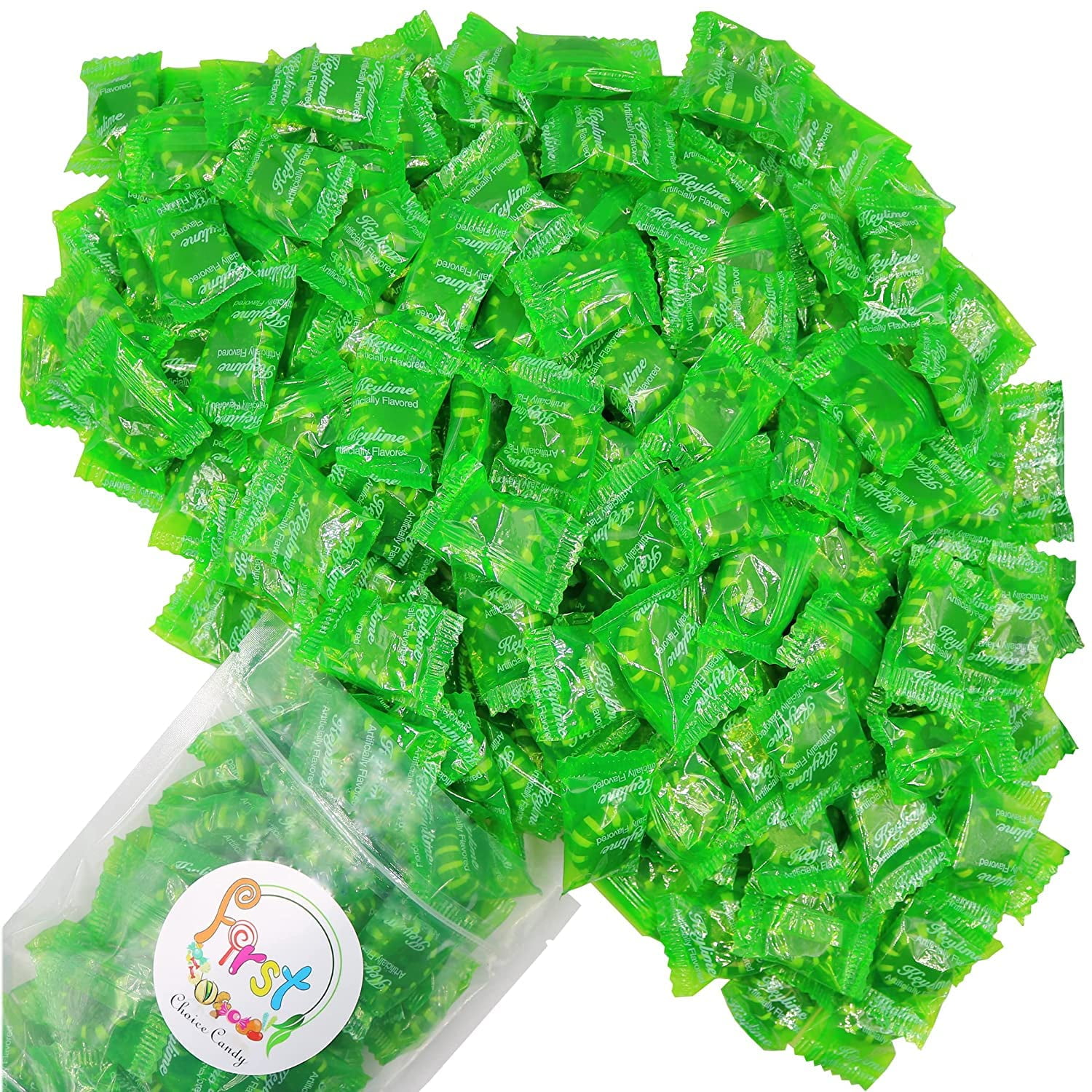 FirstChoiceCandy Key Lime Discs, Individually wrapped Fat Free Hard ...