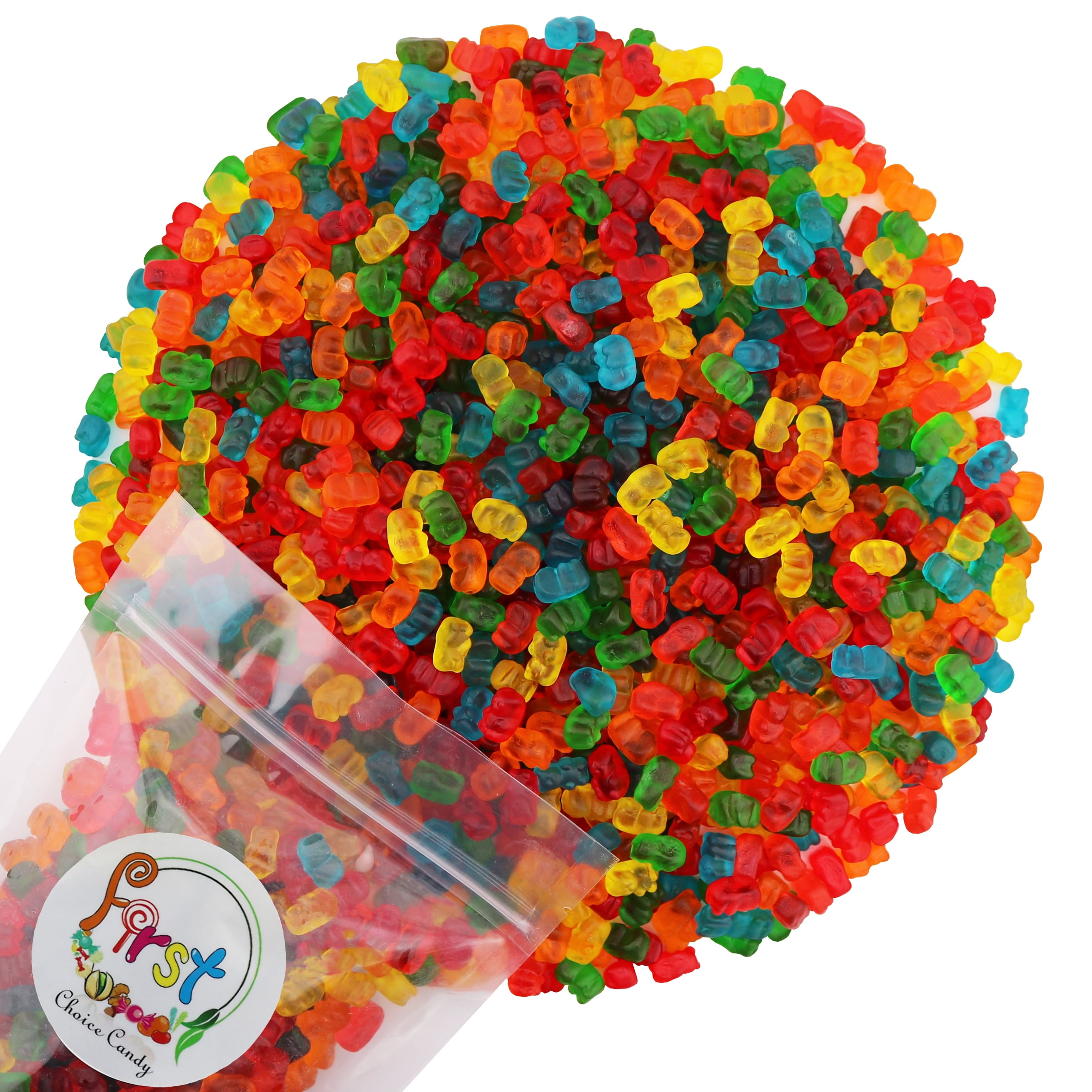 FirstChoiceCandy Mini Gummi Bears Mix Gummy Cubs (2 Pound) - Walmart.com
