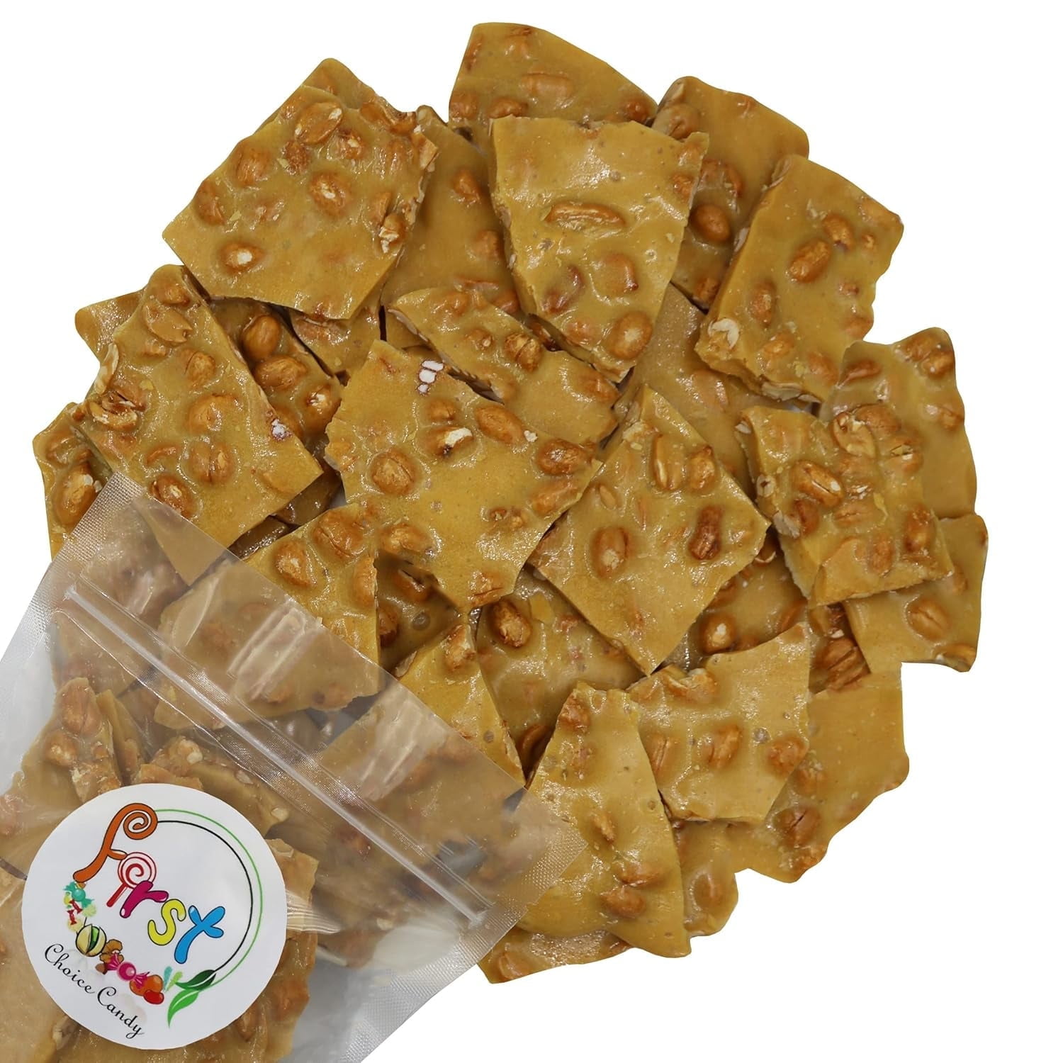 FirstChoiceCandy Peanut Brittle, Home Made Style Peanut Brittles (5 Pound) - Walmart.com