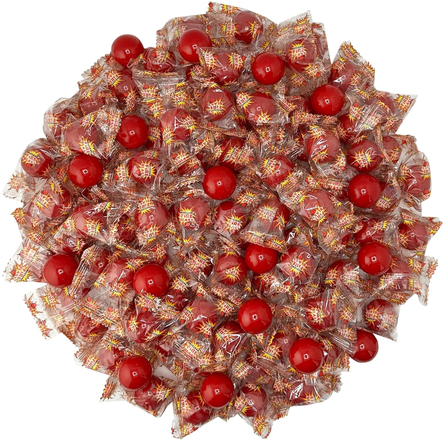 FirstChoiceCandy Red Hot Cinnamon Atomic Fire Blast Ball Candy ( 1 Pound ) - Walmart.com