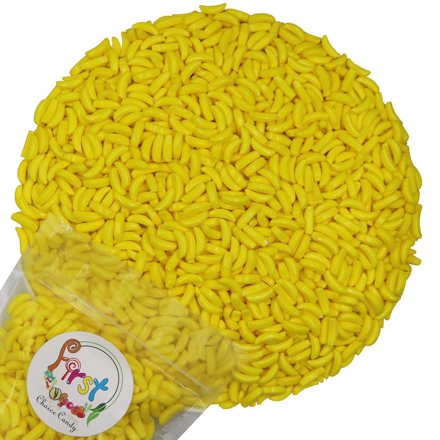 FirstChoiceCandy Silly Banana Heads Classic Hard Candy ( Yellow, 5 ...