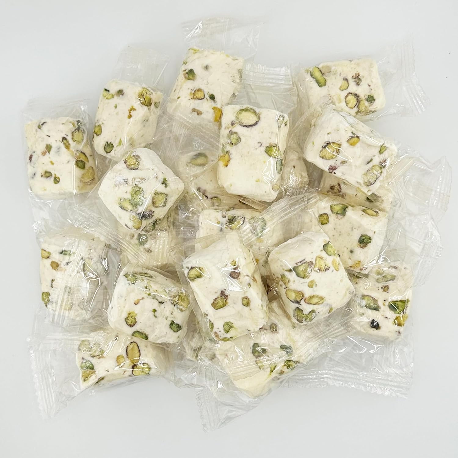 FirstChoiceCandy Soft White Nougat Candy, Individually Wrapped ...