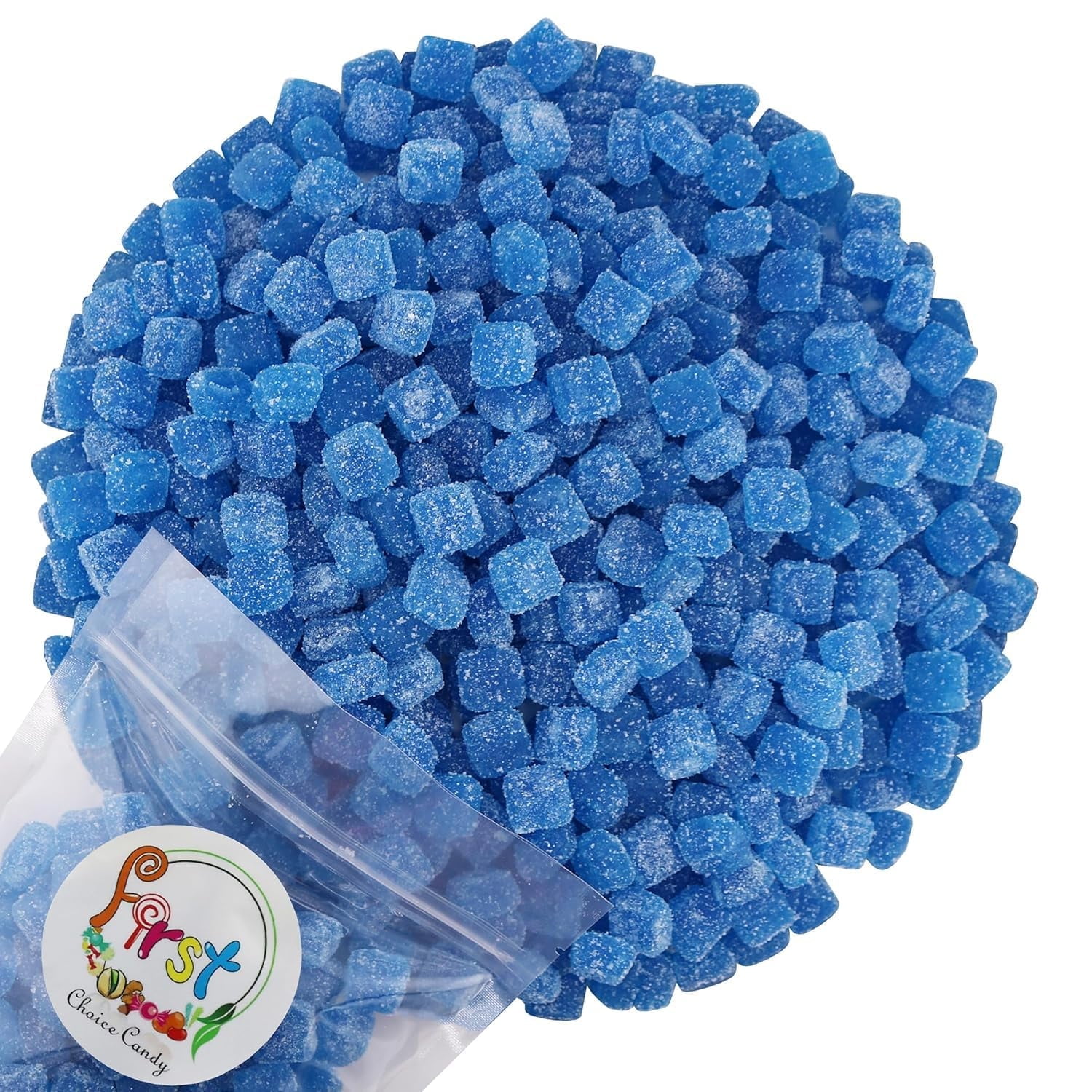 FirstChoiceCandy Sour Chewy Cubes Candy (5 Pound, Blue Raspberry ...