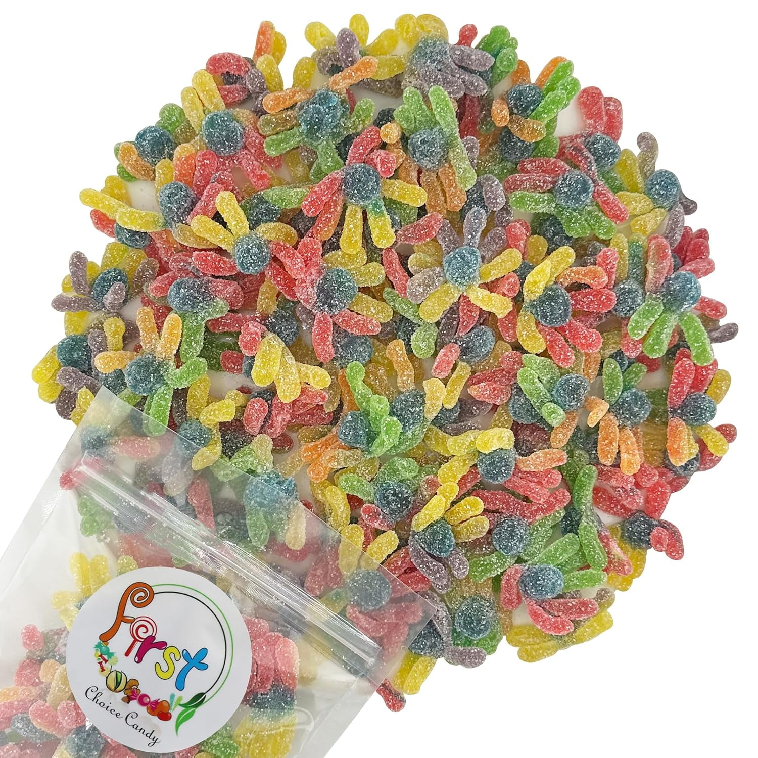 FirstChoiceCandy Sour Gummy Octopus (Sour Rainbow, 5 Pound ) - Walmart.com