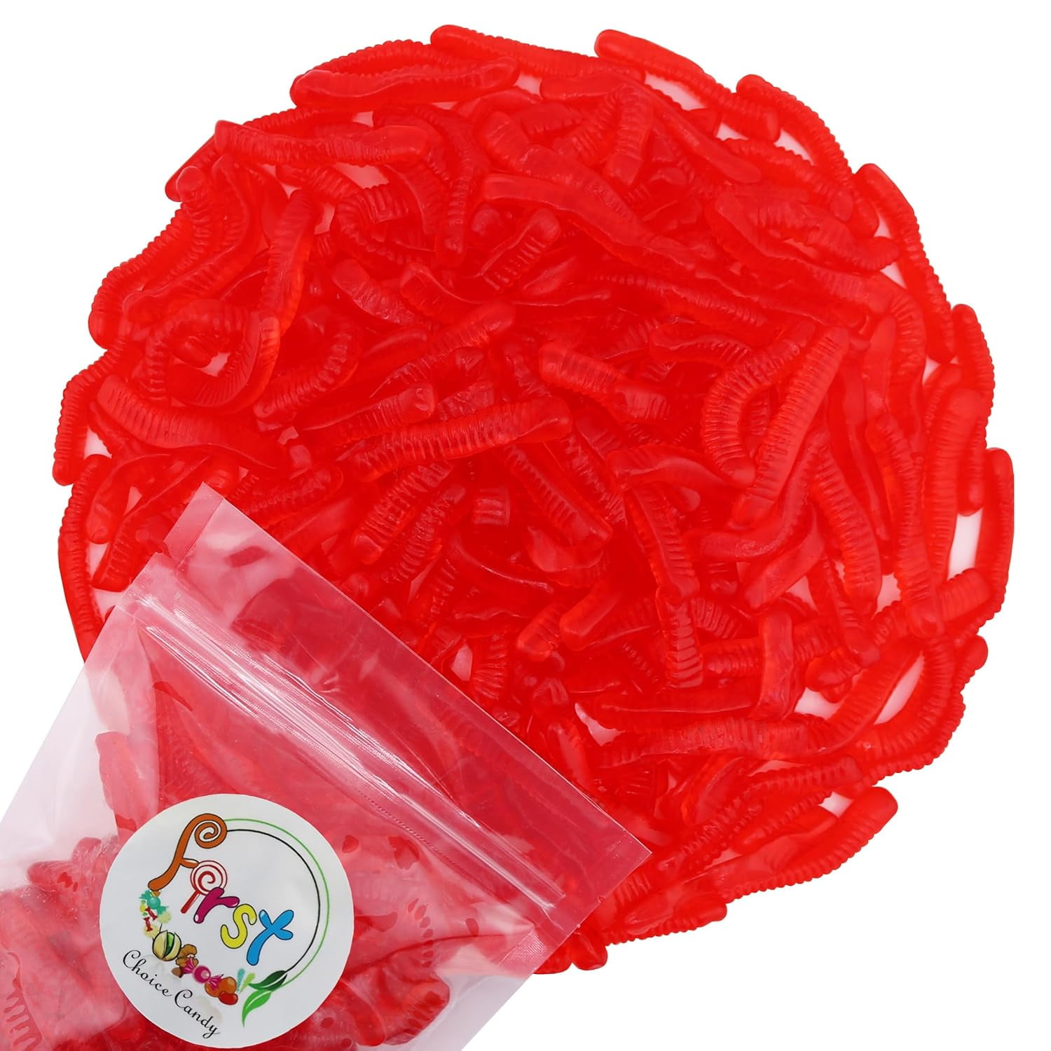 FirstChoiceCandy Sweet & Sour Gummy Worms, Multi Flavors and Solid ...