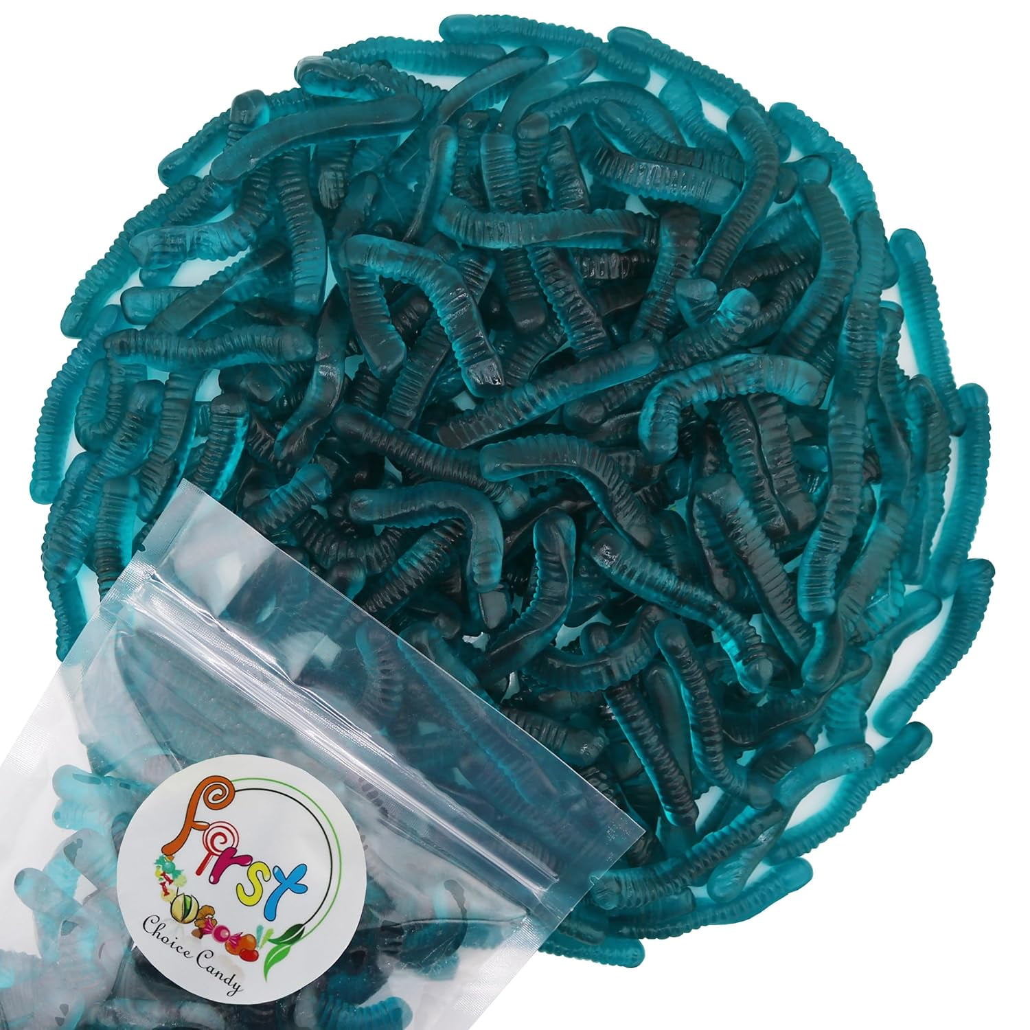 FirstChoiceCandy Sweet & Sour Gummy Worms, Multi Flavors and Solid ...