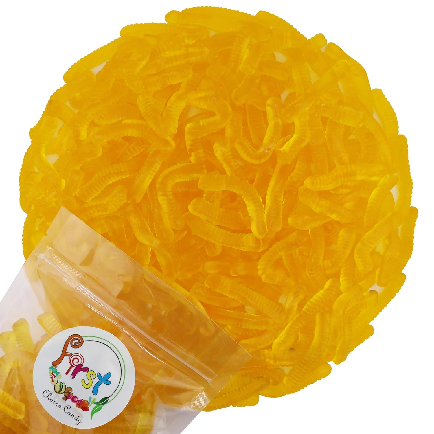FirstChoiceCandy Sweet & Sour Gummy Worms, Multi Flavors and Solid ...