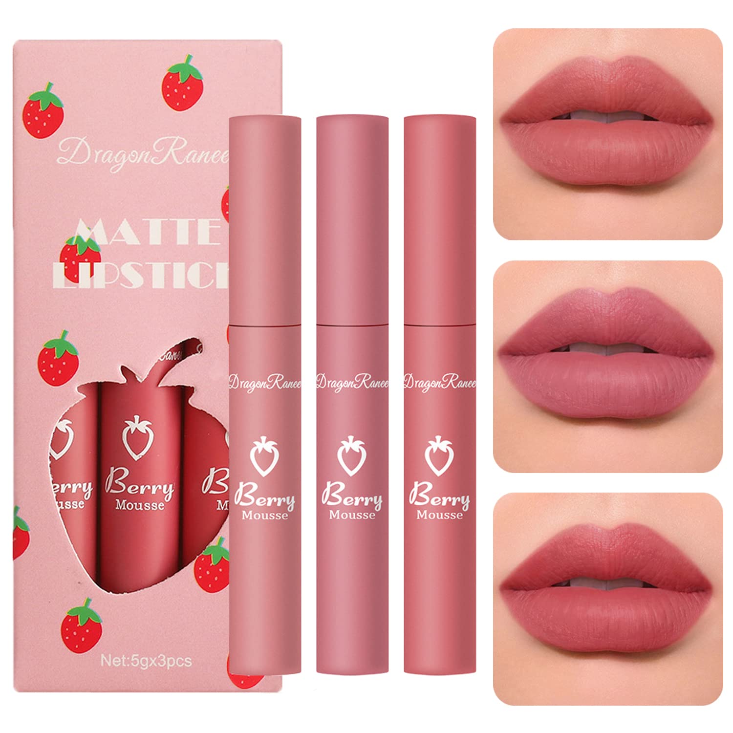 Palladio Lip Stain, Hydrating and Waterproof Formula, Matte Color Look ...