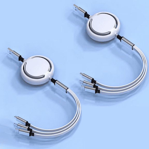 60W Travel Charger Set – 6-in-1 Multi USB Cable Kit with Case | Type-C ...