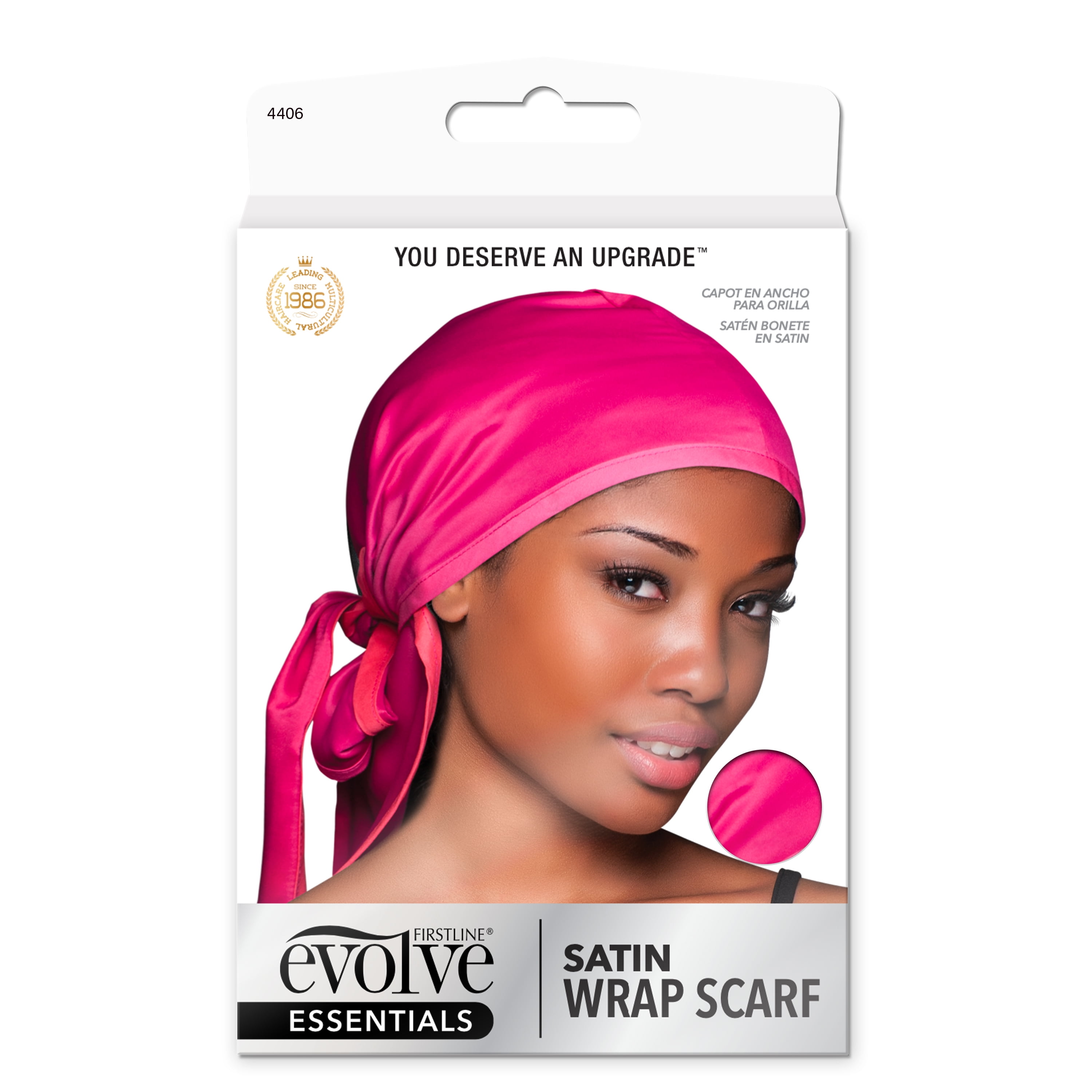 Evolve Satin Wrap Scarf Fuchsia - Walmart.com