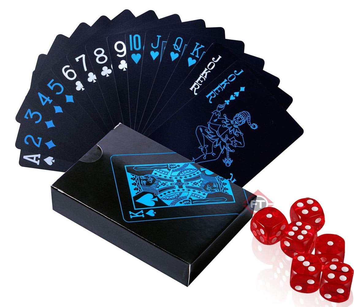 Firstly Black Deck Of Premium Plastic Bridge Playing Cards Pack Of 1 ...