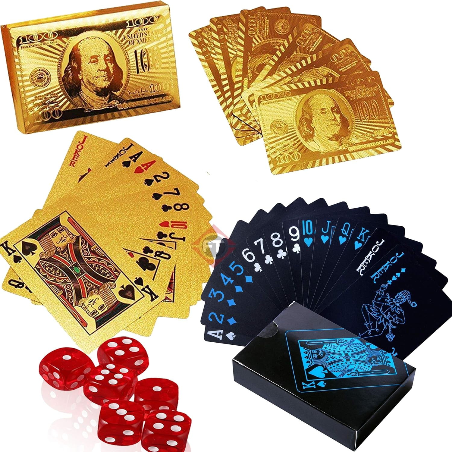 Firstly Black & Golden Waterproof Set Of 1 Classic Magic Tricks Tool ...