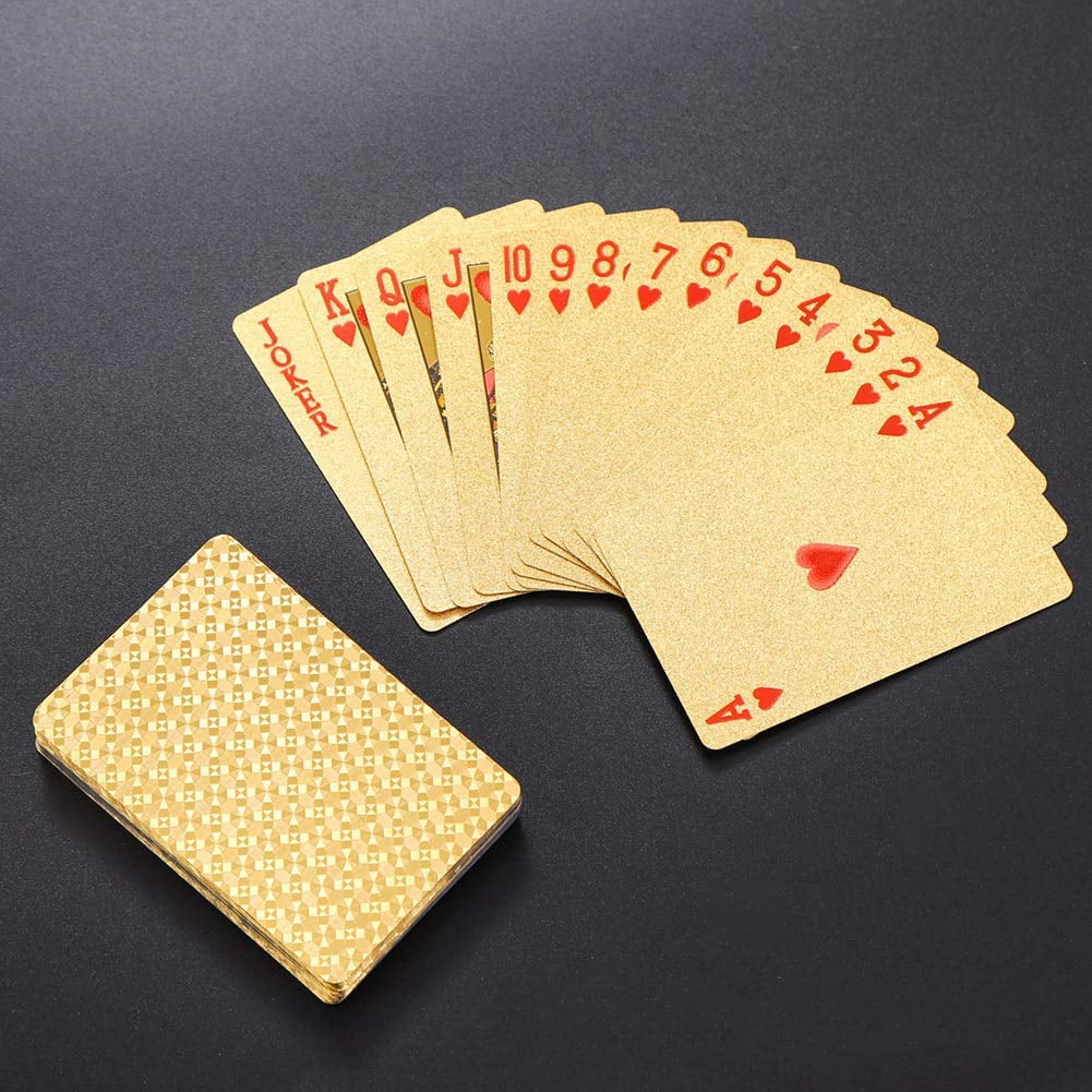 Firstly Golden Decks Of Premium Plastic Playing Cards Pack Of 2 ...