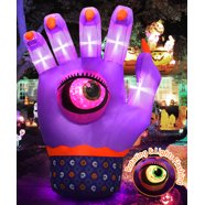 Costway 8ft Halloween Inflatable Fire Dragon - Outdoor Yard Decoration ...