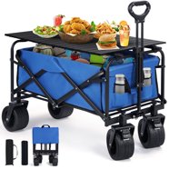 Mac Sports XL Wagon with Brakes, Foldable, All-Terrain Wheels, 350 lb ...