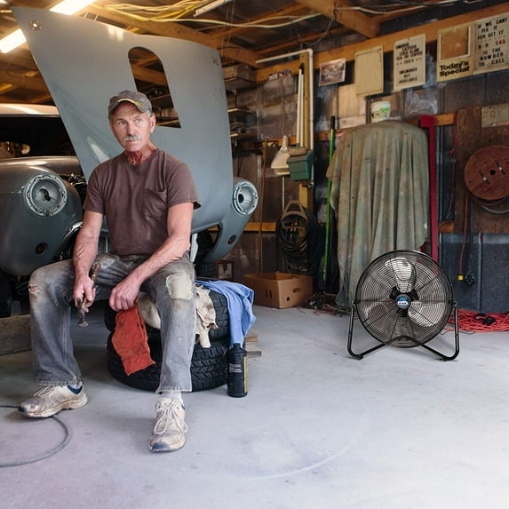 Firtana 20" High Velocity Electric Garage Floor Fan for Industrial and ...