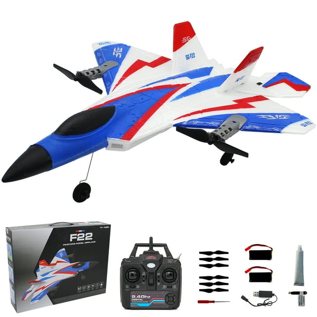 Fisca Ready RC F22 Raptor RC Jet- 4 Channel Electric Fighter Aircraft ...