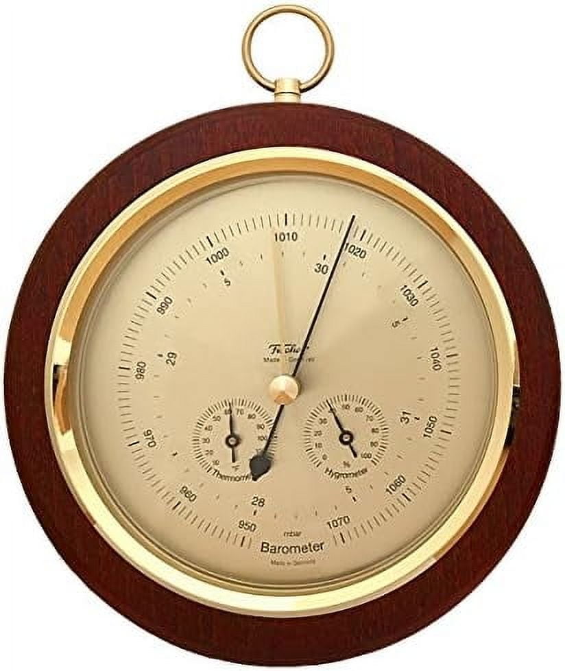 Fischer Barometer Pascal with Thermometer °F & Hygrometer, 7.9"/200 mm ...