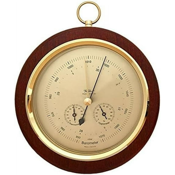 Fischer Barometer Pascal with Thermometer °F & Hygrometer, 7.9"/200 mm ...