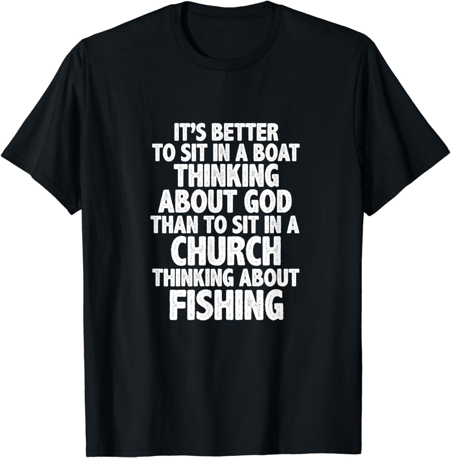 Fischer Christian fishing boat T-Shirt - Walmart.com