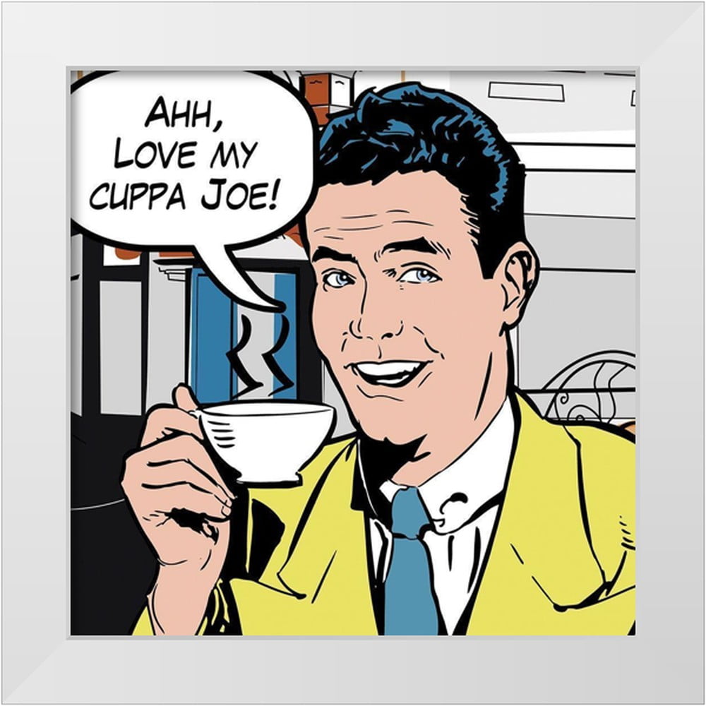 Fischer, David 12x12 White Modern Wood Framed Museum Art Print Titled ...