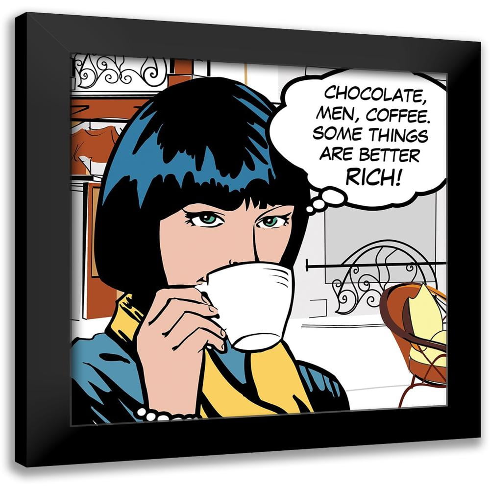 Fischer, David 15x15 Black Modern Framed Museum Art Print Titled - Java ...