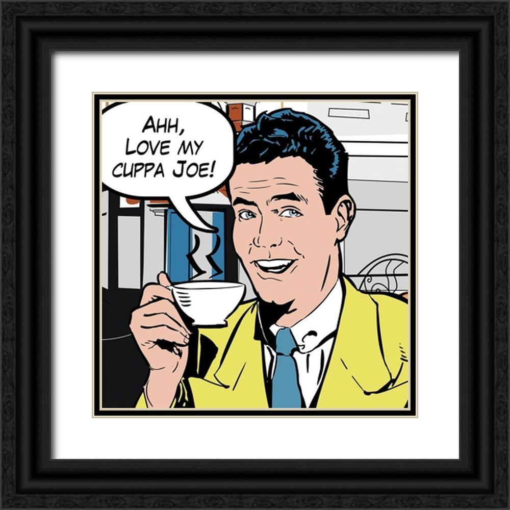 Fischer, David 26x26 Black Ornate Wood Framed with Double Matting ...