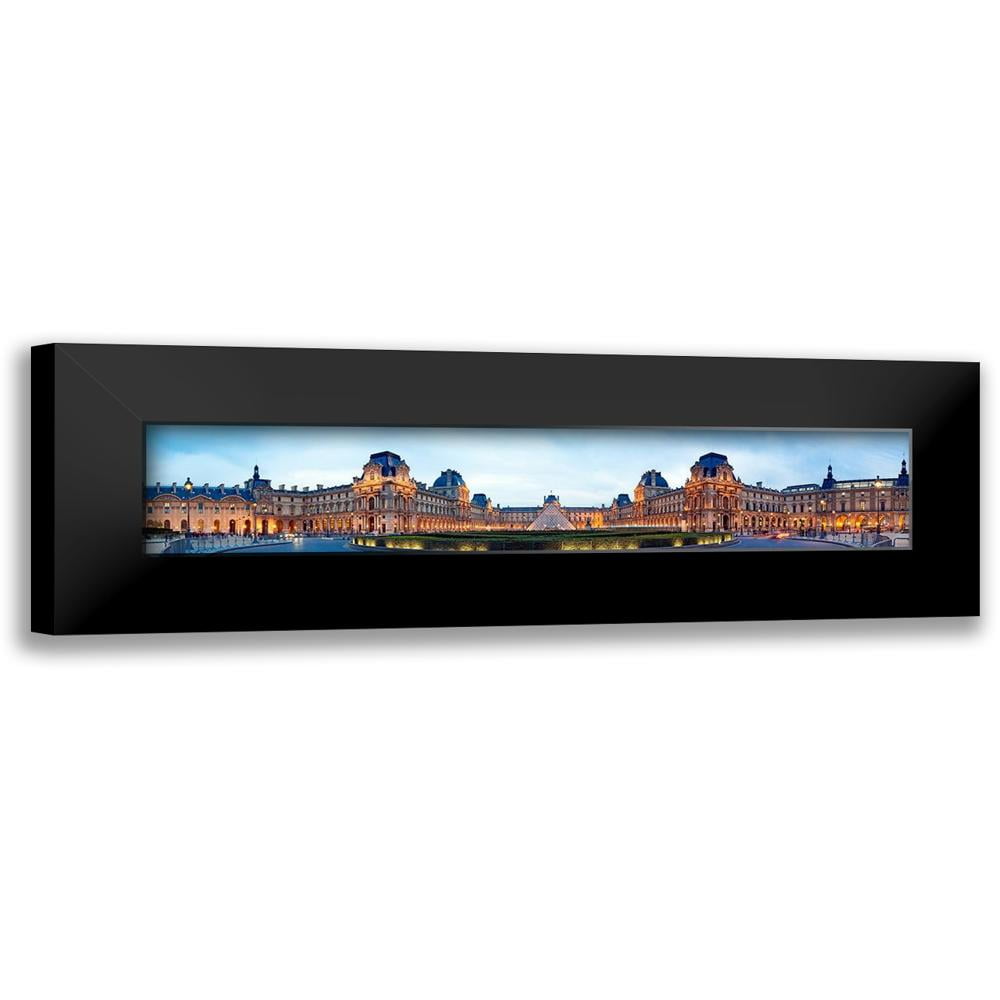 Fischer, Rolf 24x8 Black Modern Framed Museum Art Print Titled - Paris ...