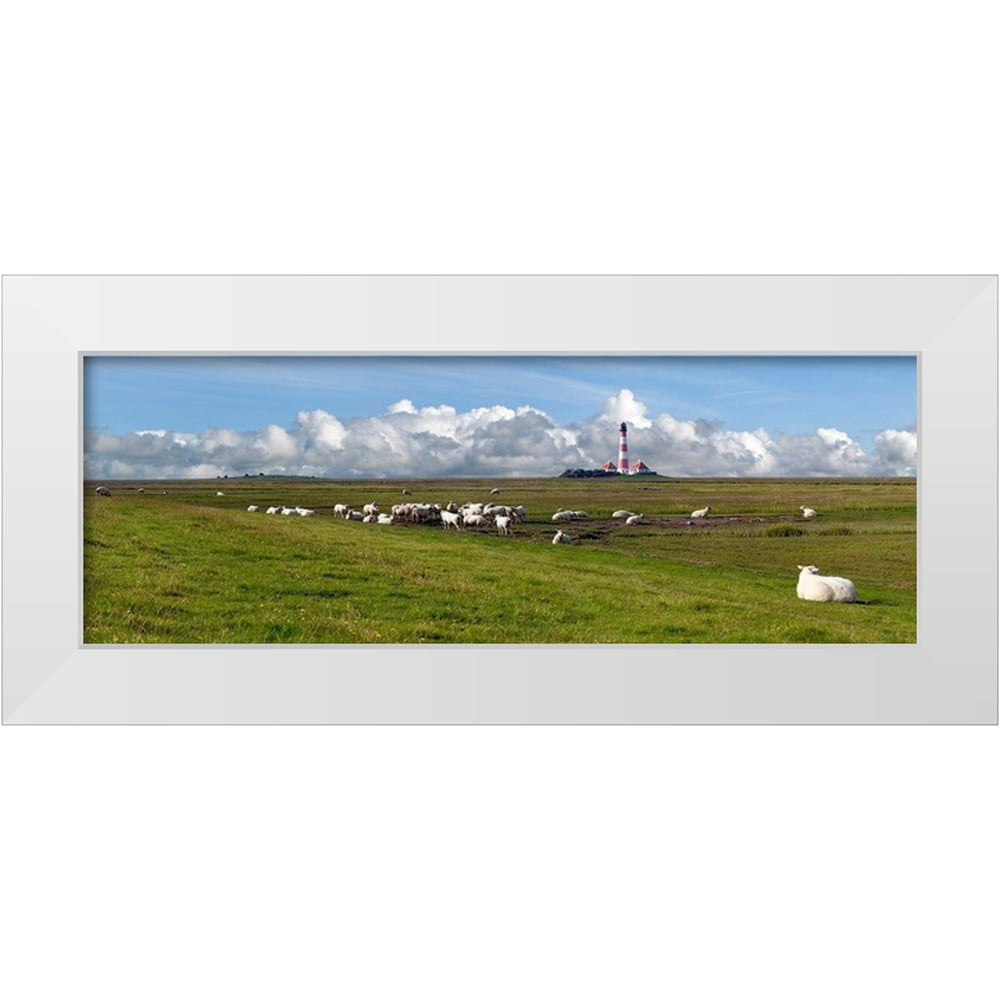 Fischer, Rolf 32x14 White Modern Wood Framed Museum Art Print Titled ...