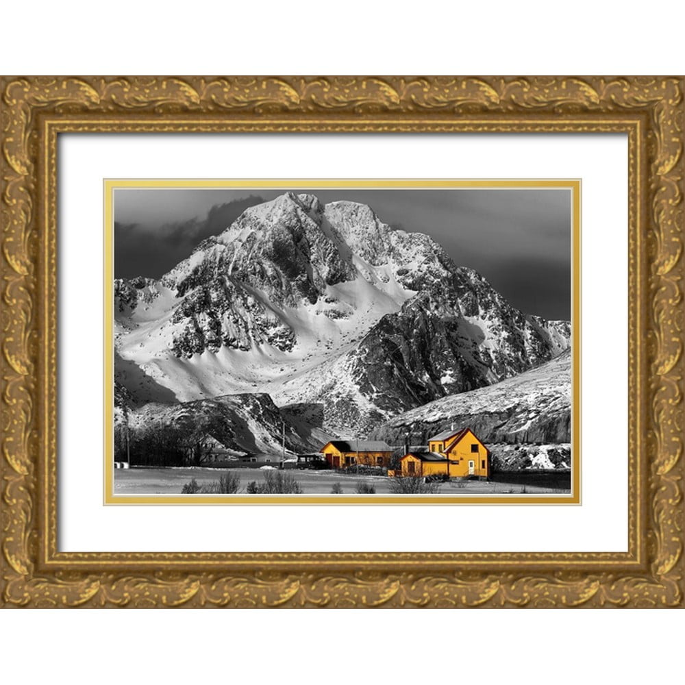 Fischer, Rolf 32x23 Gold Ornate Wood Framed with Double Matting Museum Art Print Titled ...