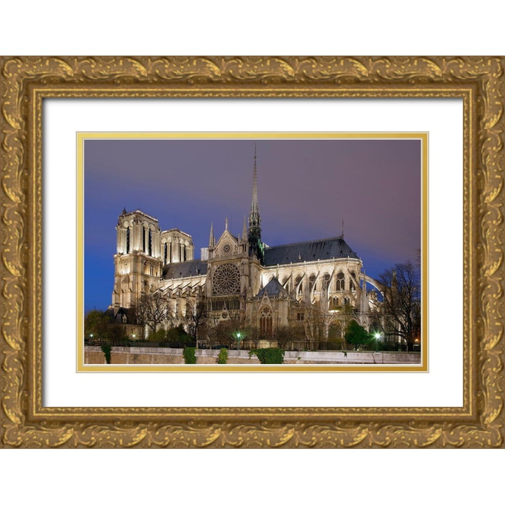 Fischer, Rolf 32x23 Gold Ornate Wood Framed with Double Matting Museum ...