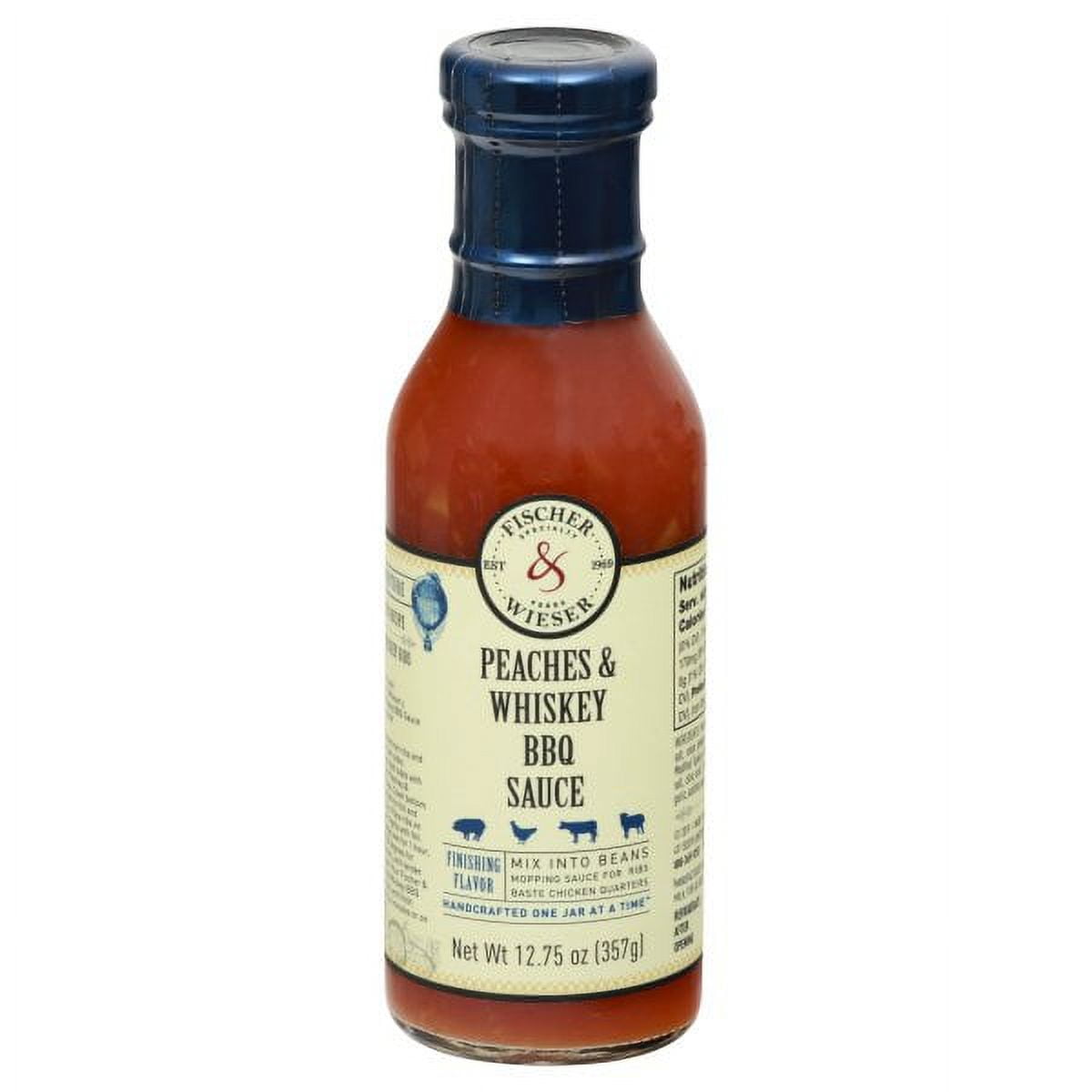 Fischer & Wieser - Peaches & Whiskey BBQ Sauce - 12.75 oz - Walmart.com