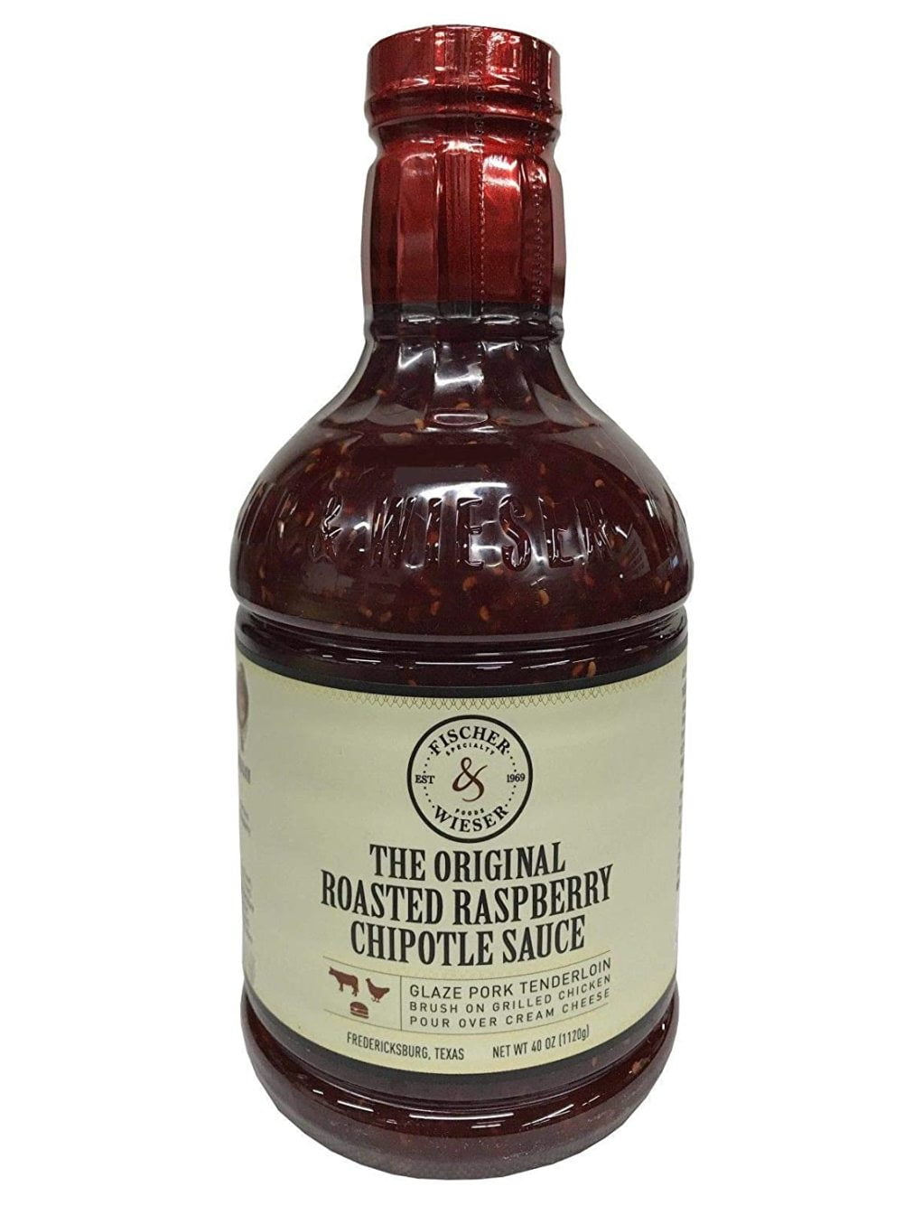 Fischer and Wieser Razzpotle Roasted Raspberry Chipotle Sauce, Spicy ...