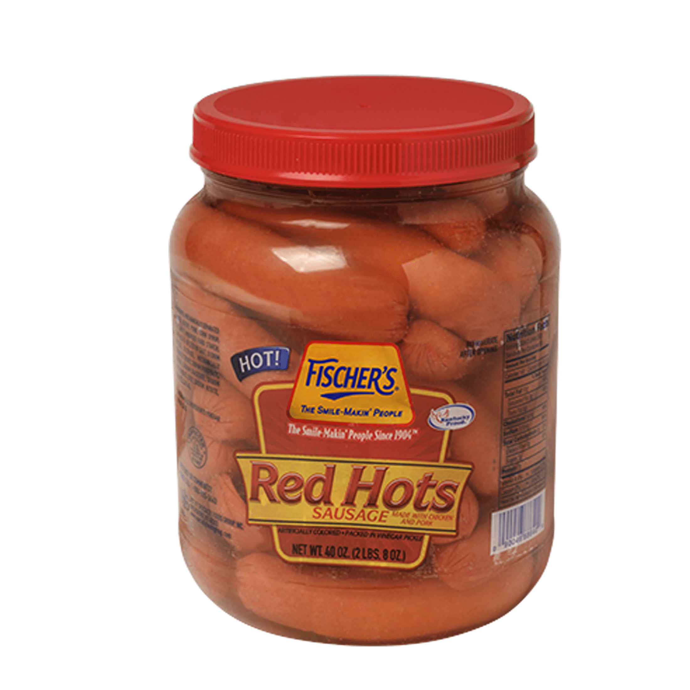 Fischer's Ready To Eat Red Hots Sausage 40oz Jar - Walmart.com