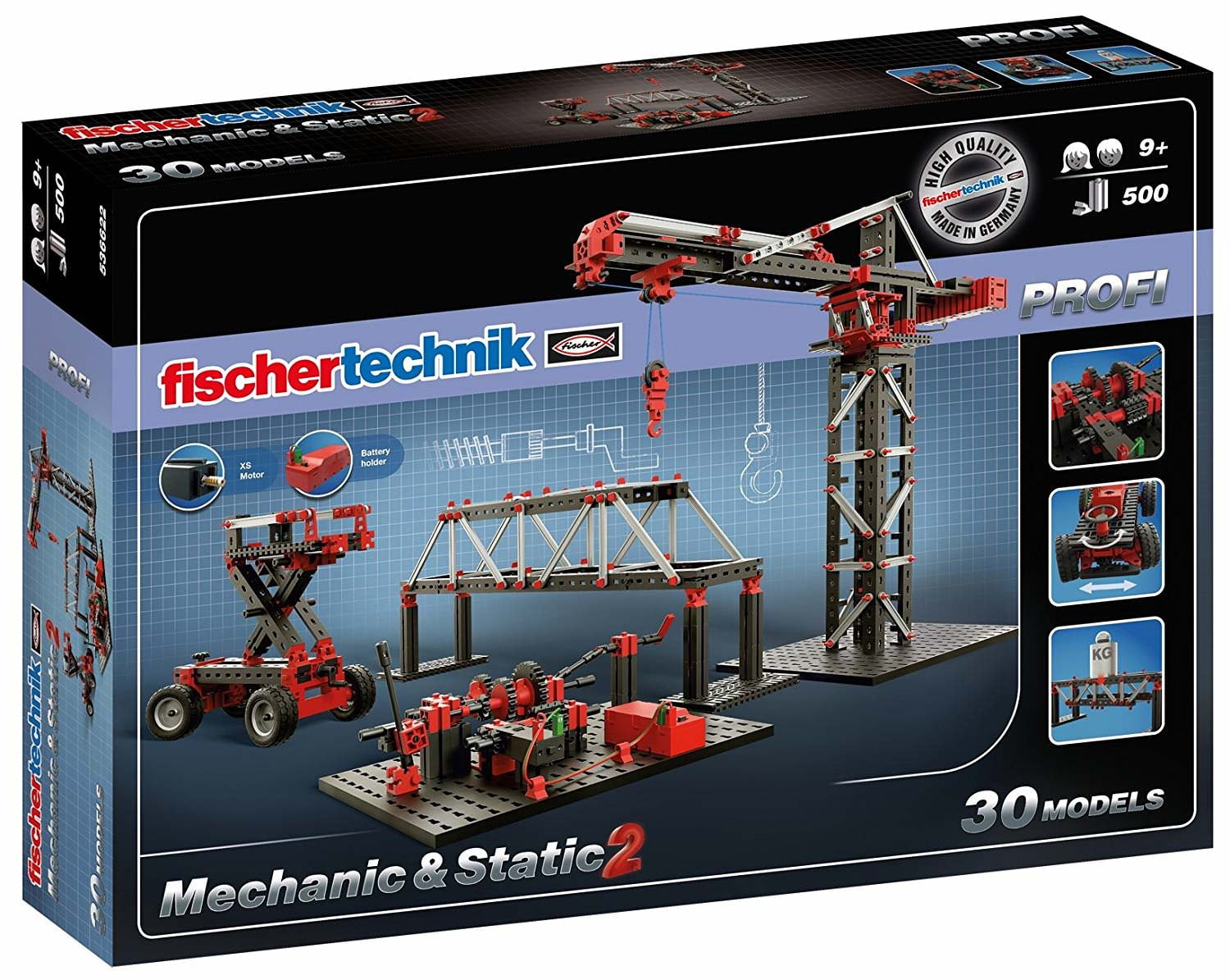 Fischertechnik Kids Mechanic + Static 2 Building Blocks Set with ...