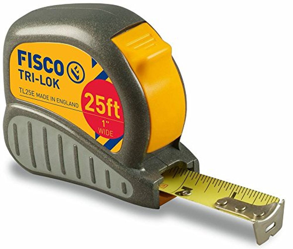 Fisco Tools TL25E Tape Measure, 1" Widex25-Feet Long - Walmart.com