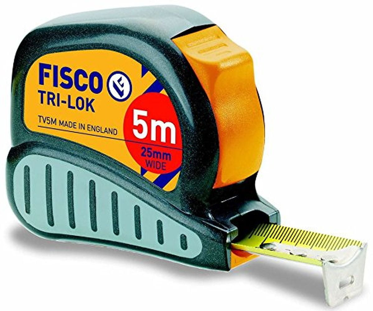 Fisco Tools TV5M Metric Tape Measure, 1" Widex5m Long - Walmart.com