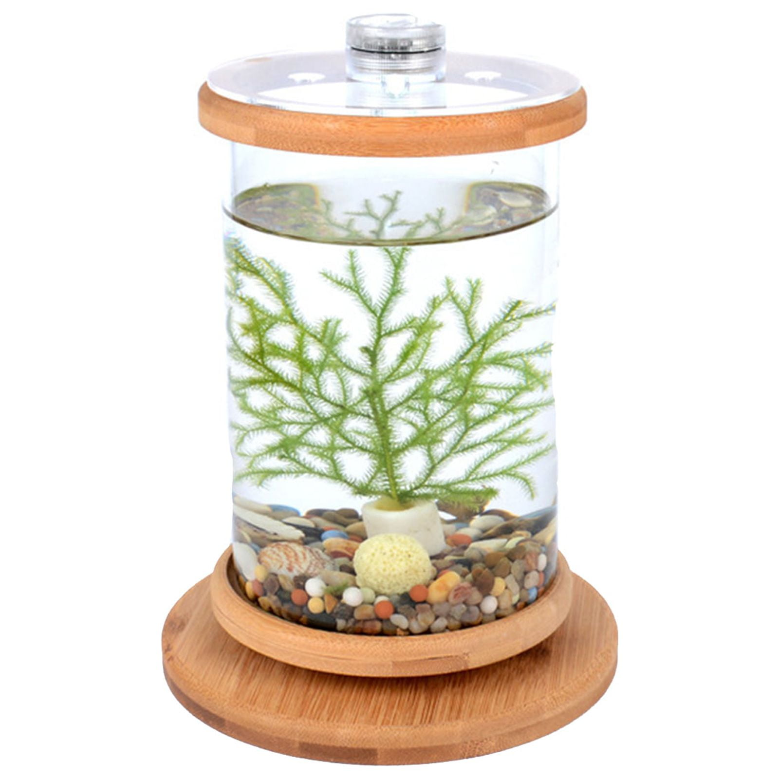 Fish 360 Degree Rotation Rotating Aquarium Home Decoration for Office ...