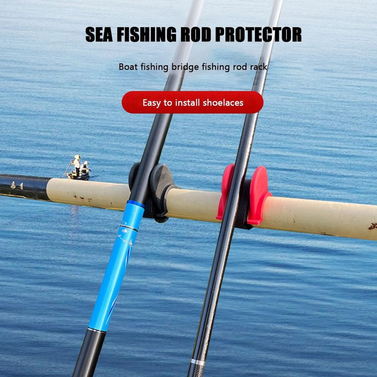 Fish Bait Rack | Hook TPE U/A Type Fishing Rod Holder - Portable Kayak ...