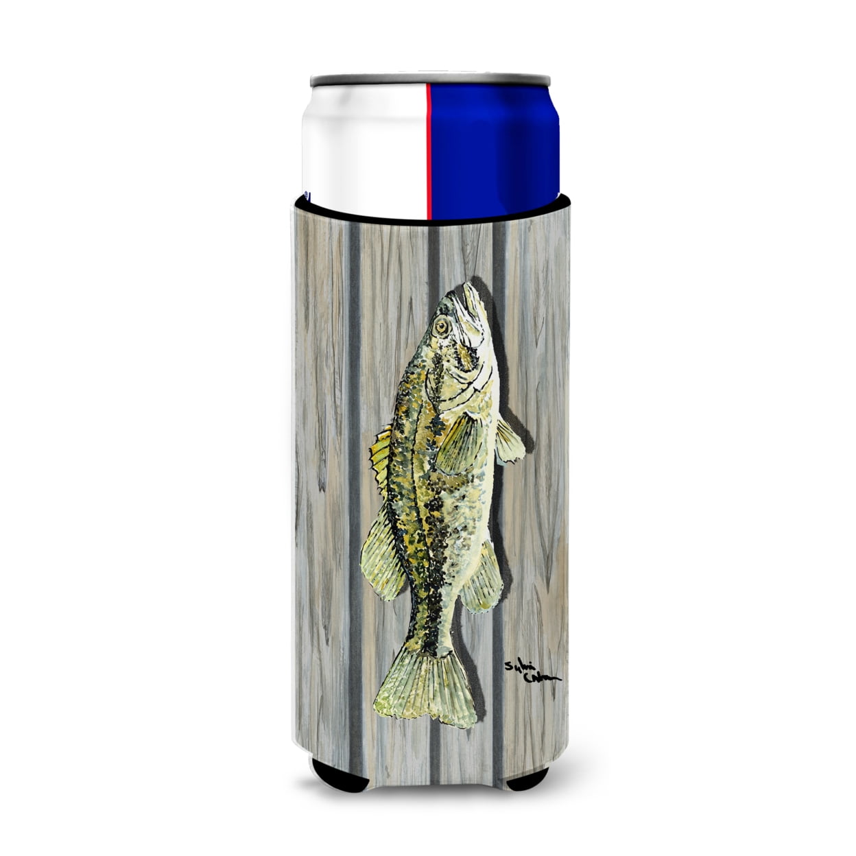 Fish Bass Small Mouth Ultra Hugger for slim cans - Walmart.com