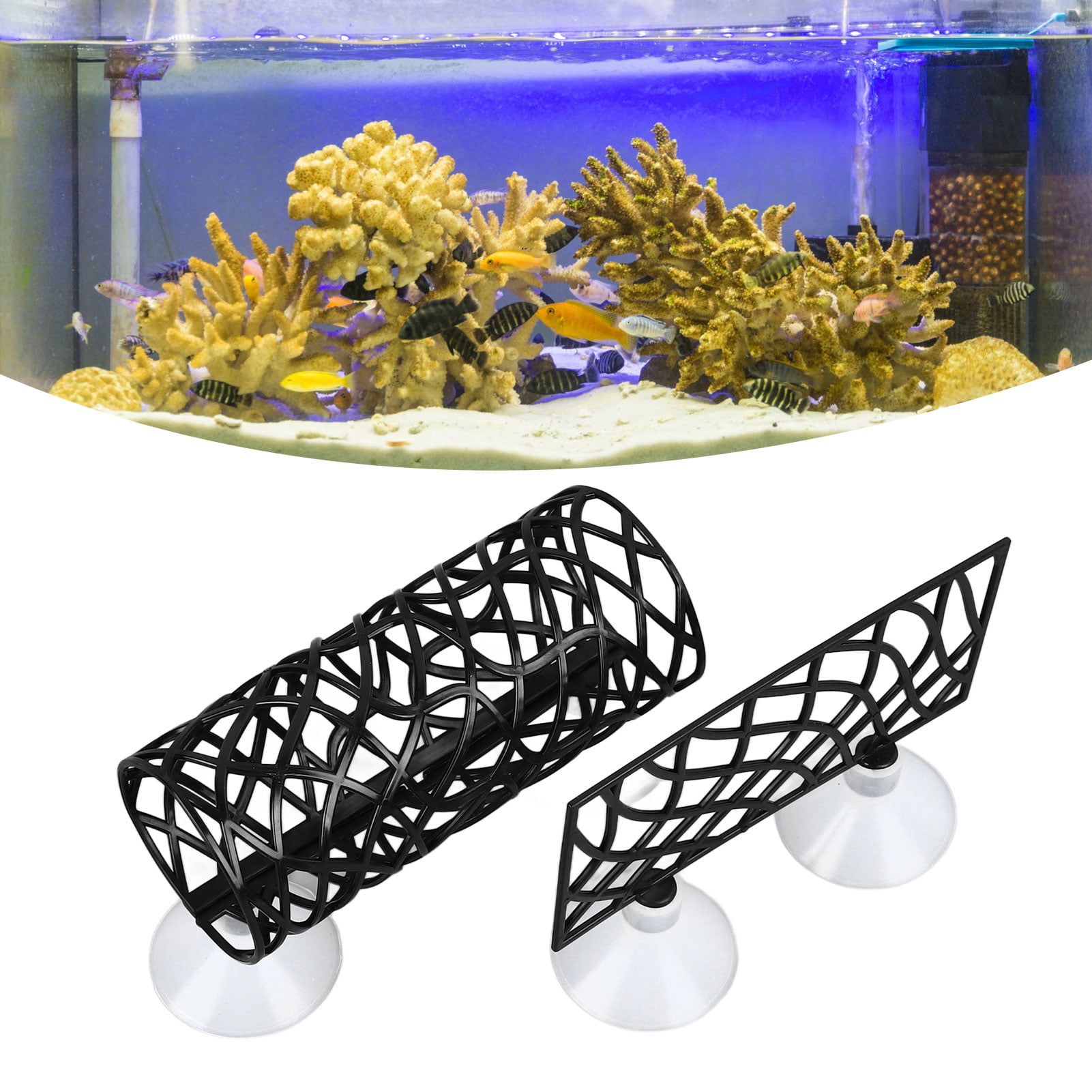 Fish Bed Tunnel Safe Small Hole Hollow Fish Hideout Resting Tube with ...