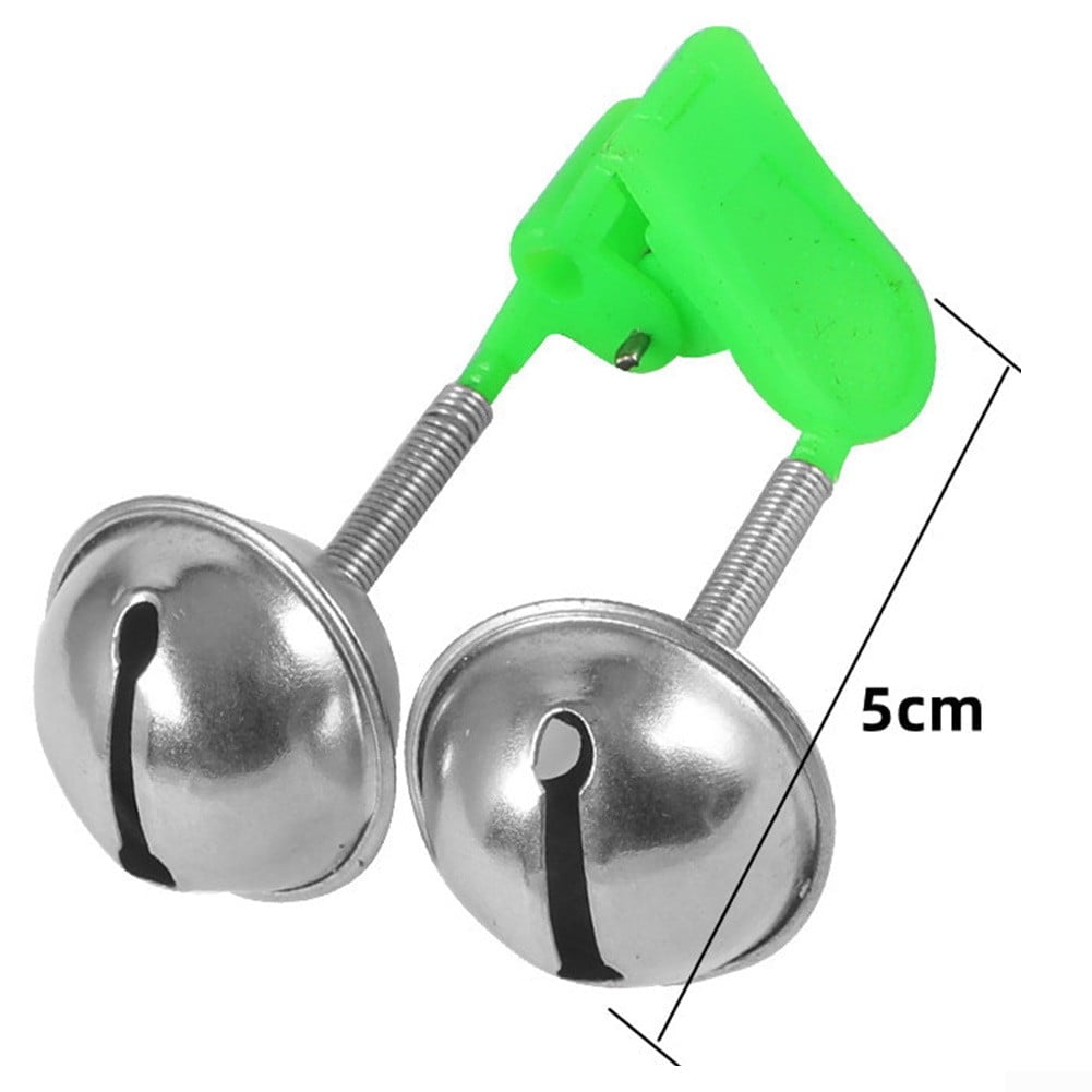 Fish Bell Fishing Alarm Double Ring Bell Clip-On Big Bell - Walmart.com