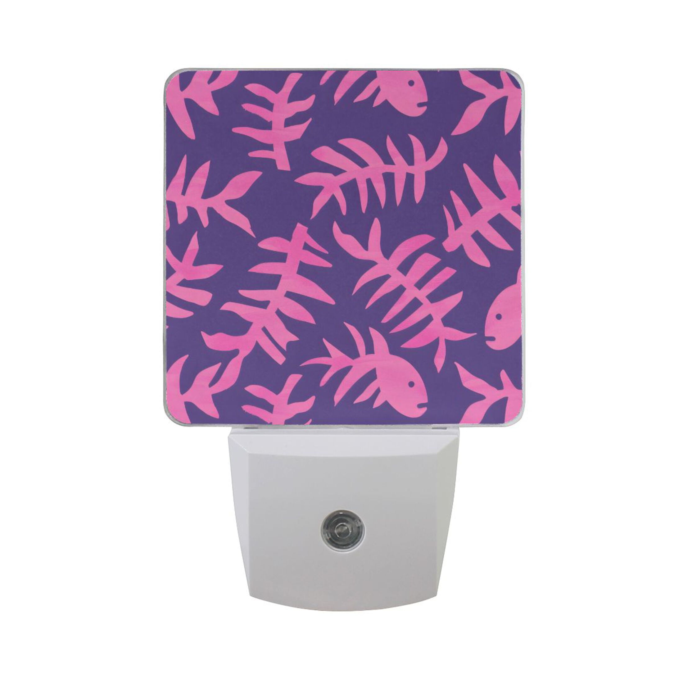 Fish Bone Night Light 2 Pack LED Nightlight Plug into Wall Dusk to Dawn ...