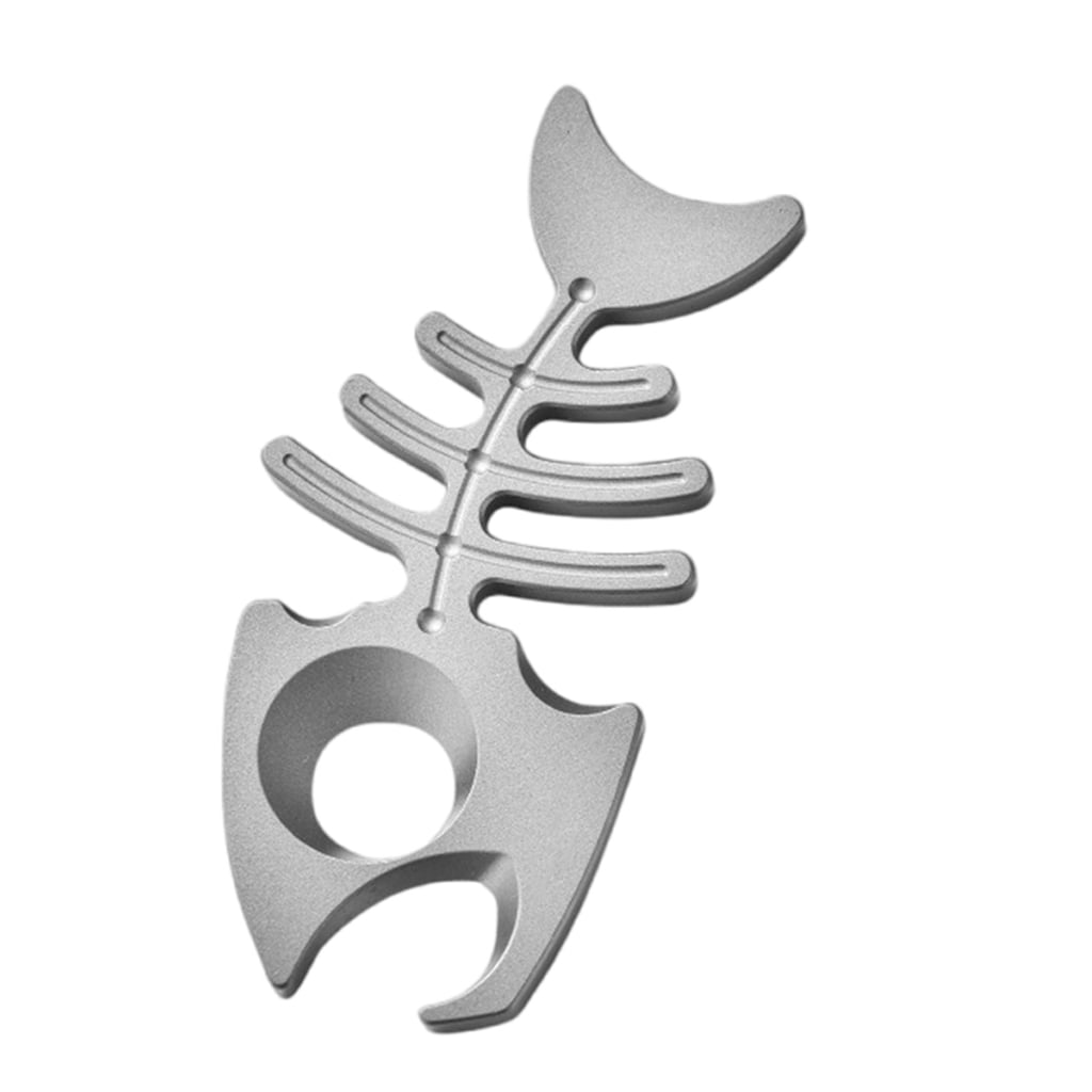 Fish Bone Shape Bottles Opener Titaniums Alloys Multifunctional ...