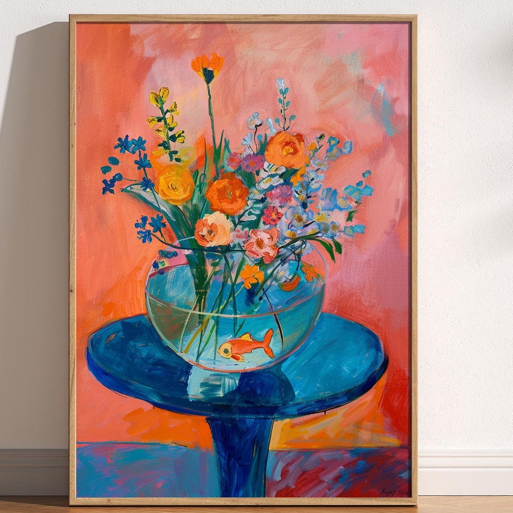 Fish Bowl Flowers Henri Matisse Print, Henri Matisse Style Fauvism ...